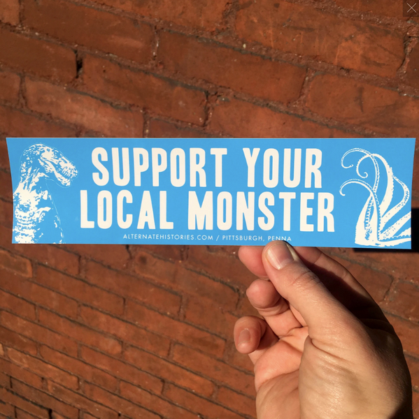 Support Your Local Monster Bumper Sticker – Wildcard